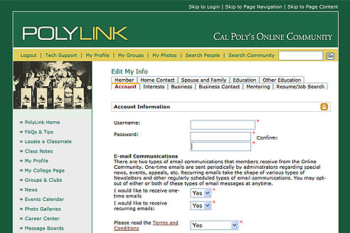 Cal Poly Alumni - How do I Log In to PolyLink?